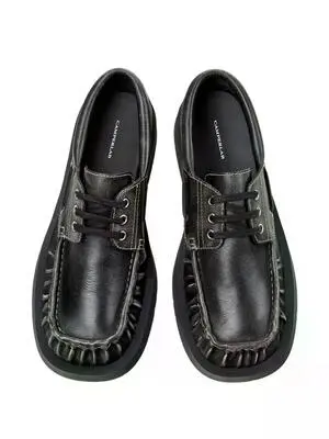 Camper Mil 1978 Leather Boat Shoes - Black
