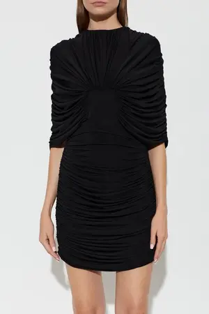 THE MANNEI Draped Mini Dress