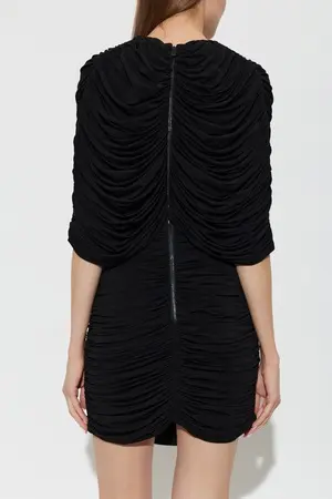 THE MANNEI Draped Mini Dress