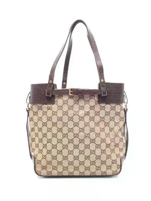 Gucci 2000-2015 Gg Canvas Tote Bag - Neutrals