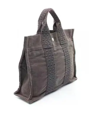 Hermès 1990-2010 Canvas Herline Pm Tote Bag