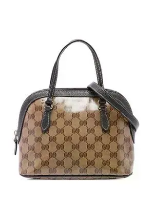 Gucci 2016-2026 Mini Gg Crystal Dome Satchel - Neutrals