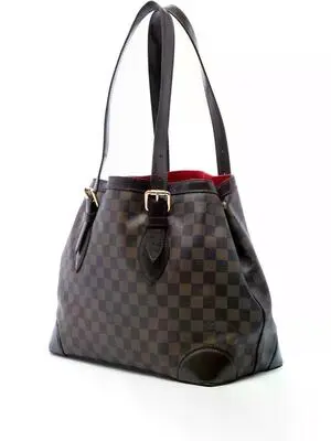 LOUIS VUITTON 1990-2010 Damier Ebene Hampstead Mm Tote Bag