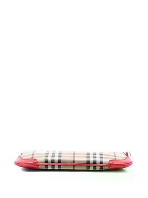 Burberry 2012-2026 Haymarket Check Coated Canvas Peyton Crossbody Bag