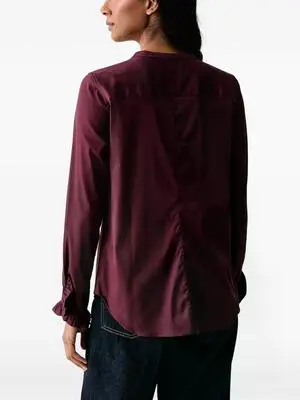 MOS MOSH Mmmattie Ruffled-cuff Blouse - Red
