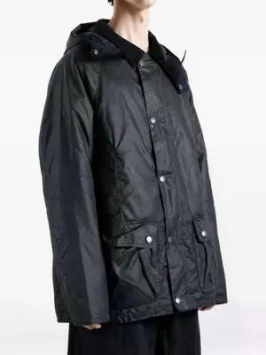 Barbour Beaufort Waxed-cotton Hooded Jacket