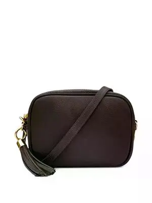 APATCHY LONDON The Tassel Leather Crossbody Bag - Brown