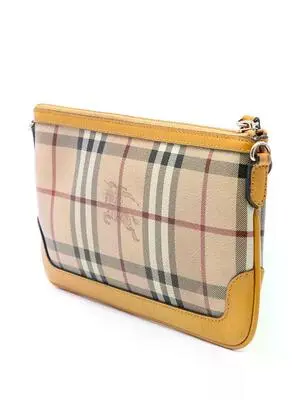 Burberry 2000-2017 Haymarket Check Coated Canvas Peyton Crossbody Bag