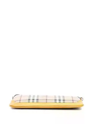 Burberry 2000-2017 Haymarket Check Coated Canvas Peyton Crossbody Bag