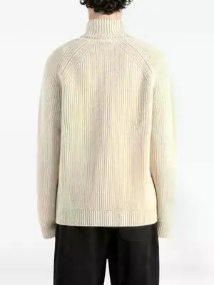 Barbour Fleck Ribbed Shawl-collar Sweater