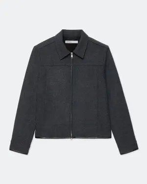 ALLSAINTS Carlow Slim-fit Wool-blend Jacket - Grey