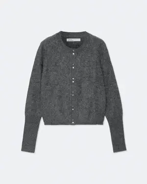 ALLSAINTS Ada Cashmere Button-down Cardigan - Grey