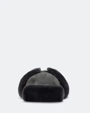 ALLSAINTS Jesse Shearling Hat - Grey