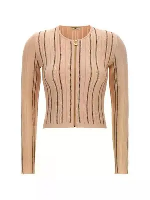 Elisabetta Franchi Cropped Knit Cardigan