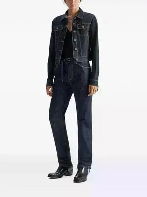 Fendi Logo-patch Denim Jacket