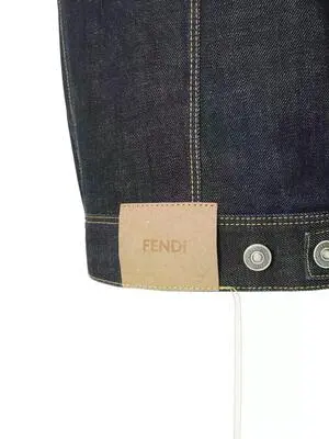 Fendi Logo-patch Denim Jacket
