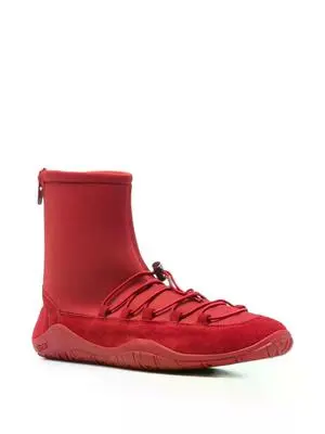 Dear Frances Scuba Toggle-fastening Ankle Boots - Red