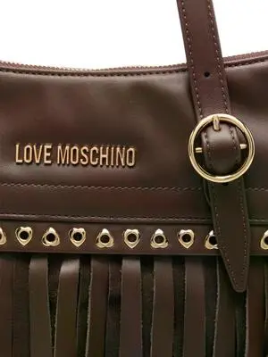 Moschino Fringe-detail Leather Tote Bag