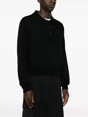NINE:INTHE:MORNING Oscar Collared Button-up Sweater