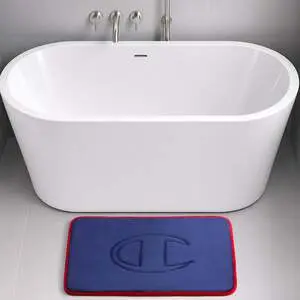 Champion Quilted Logo Memory Foam Bath Mats