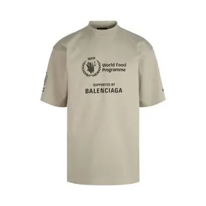 Balenciaga World Food Programme Medium Fit T-shirt 'dust Black