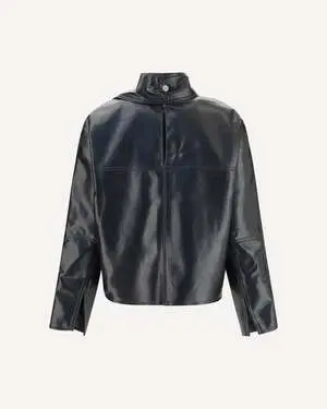 AGOLDE Kembra Recycled Leather Top