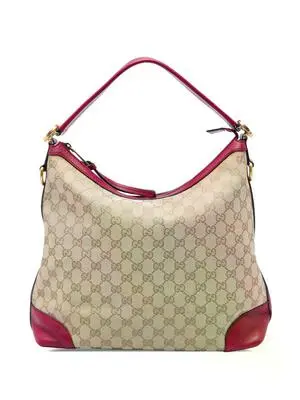 Gucci 2016-2026 Small Gg Canvas Miss Gg Hobo Satchel - Red