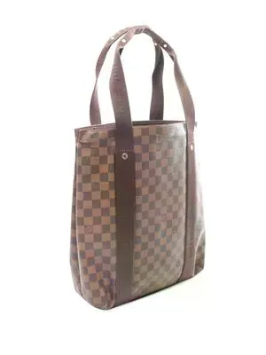 LOUIS VUITTON 2008 Damier Ebene Cabas Beaubourg Tote Bag