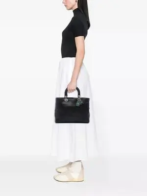 Dior 2017 Large Canyon Grained Lambskin Lady Satchel