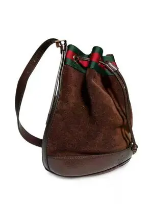 Gucci Small Venice Web-stripe Bucket Bag