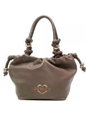 Moschino Bead-embellished Ruched Tote Bag