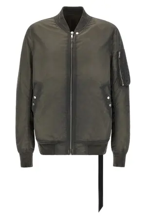 Rick Owens Classic Flight' Bomber Jacket - Gray