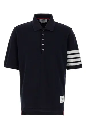 Thom Browne 4bar' Polo Shirt - Blue