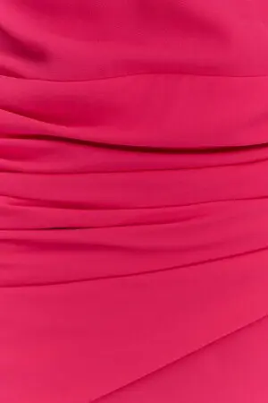 Meshki Giulia Chiffon Draped Mini Dress