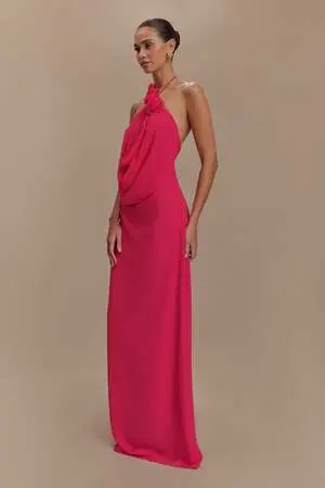 Meshki Rosalia Cowl Neck Maxi Dress