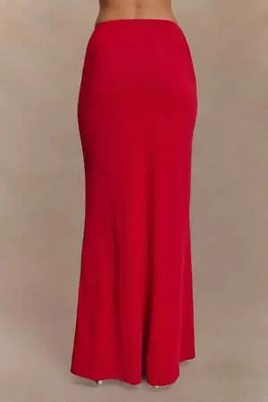 Meshki Bruna Slinky Fishtail Maxi Skirt