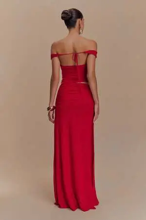 Meshki Arna Mesh Maxi Skirt