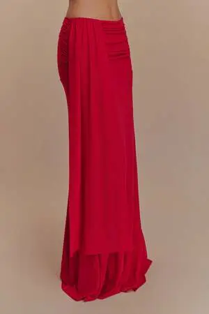 Meshki Arna Mesh Maxi Skirt