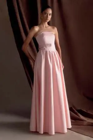 Meshki Florence Strapless Belted Maxi Dress