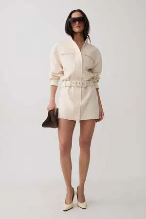 Meshki Scott Denim Mini Dress