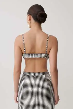Meshki Amelie Tweed Bralette