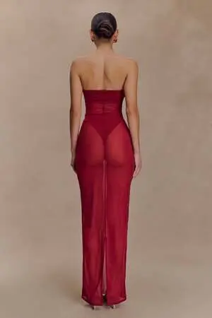 Meshki Aoife Mesh Maxi Skirt