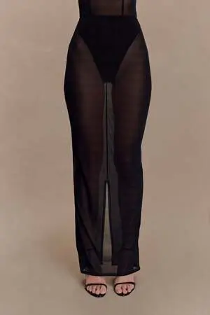 Meshki Aoife Mesh Maxi Skirt