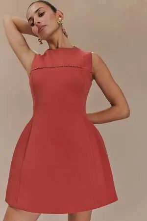 Meshki Winona Suiting Mini Dress With Cut Out