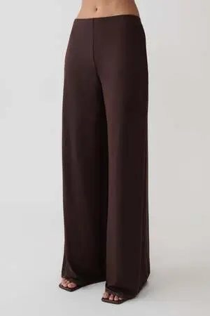 Meshki Krysh Wide Leg Peached Jersey Pants