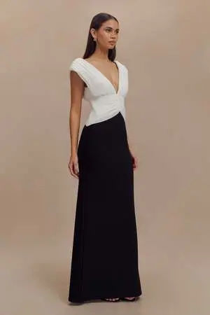 Meshki Monique Contrast Maxi Dress