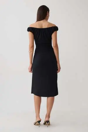Meshki Alize Cupro Knee Length Dress