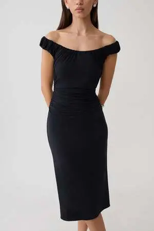 Meshki Alize Cupro Knee Length Dress