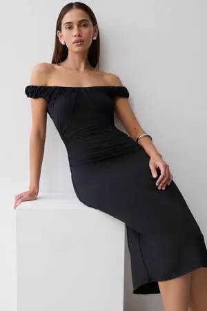 Meshki Alize Cupro Knee Length Dress