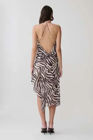 Meshki Lana Low Back Chiffon Top